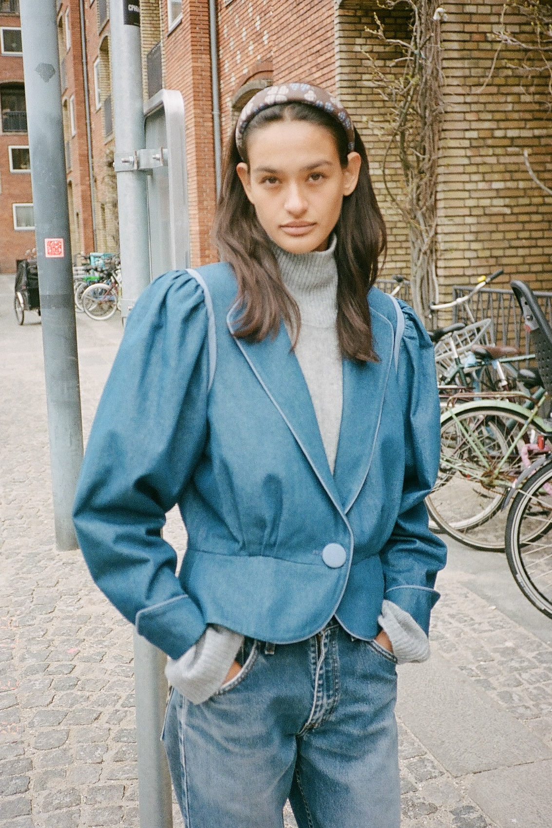 Caro Editions Emma Jacket - Indigo Denim