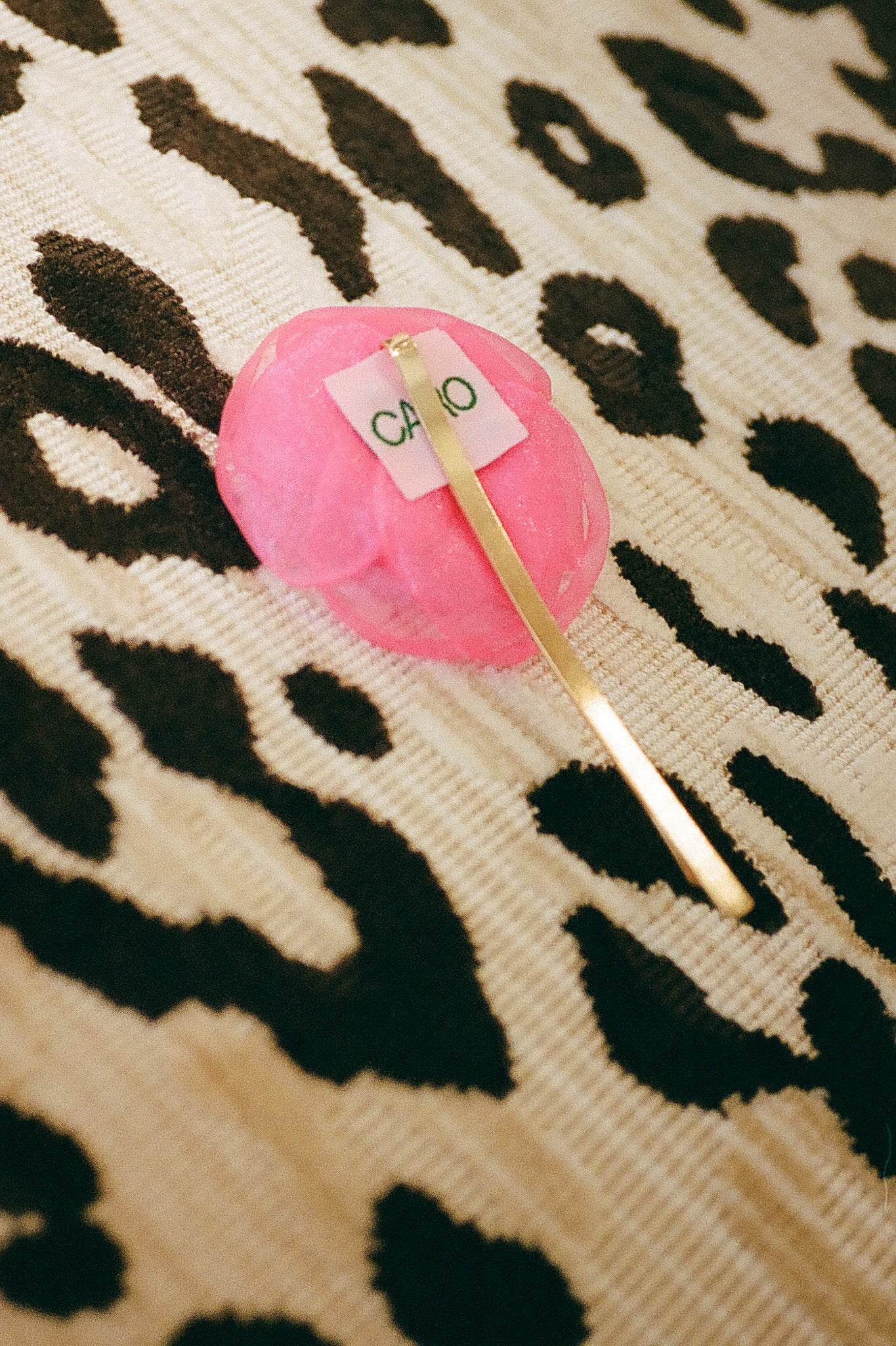 Caro Editions Poppy Bobby Pin - Pink