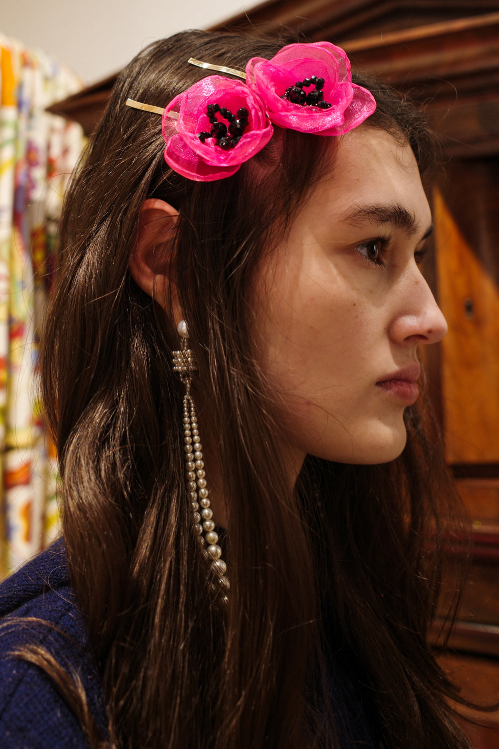 Caro Editions Poppy Bobby Pin - Pink